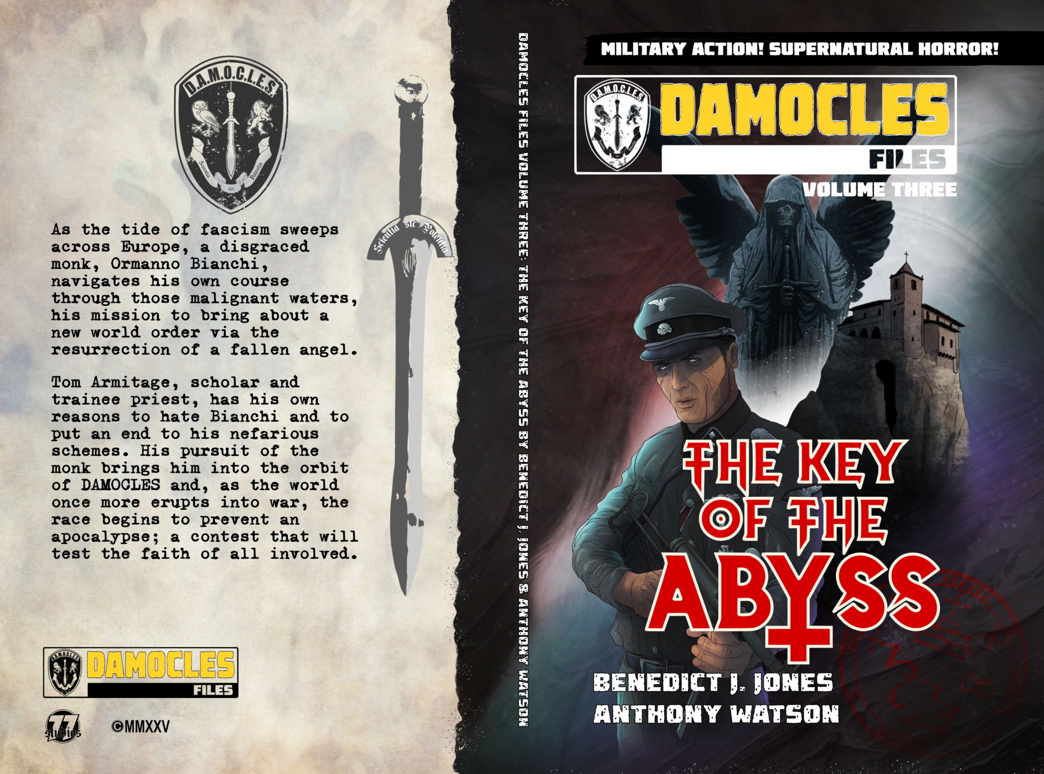 The Damocles Files: The Key Of The Abyss - Cover Reveal 31/03/2025